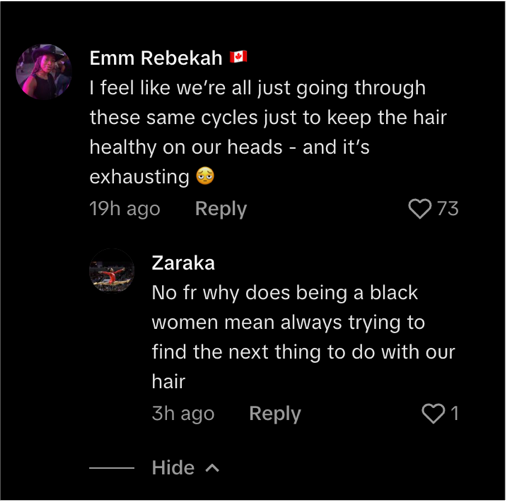 Afro hair. – Some Variables